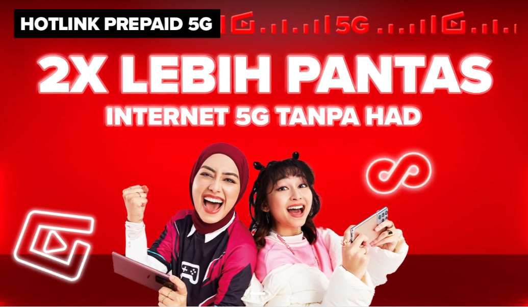 Internet 5G: Cara Beli Internet Hotlink Pelan Prabayar Baharu