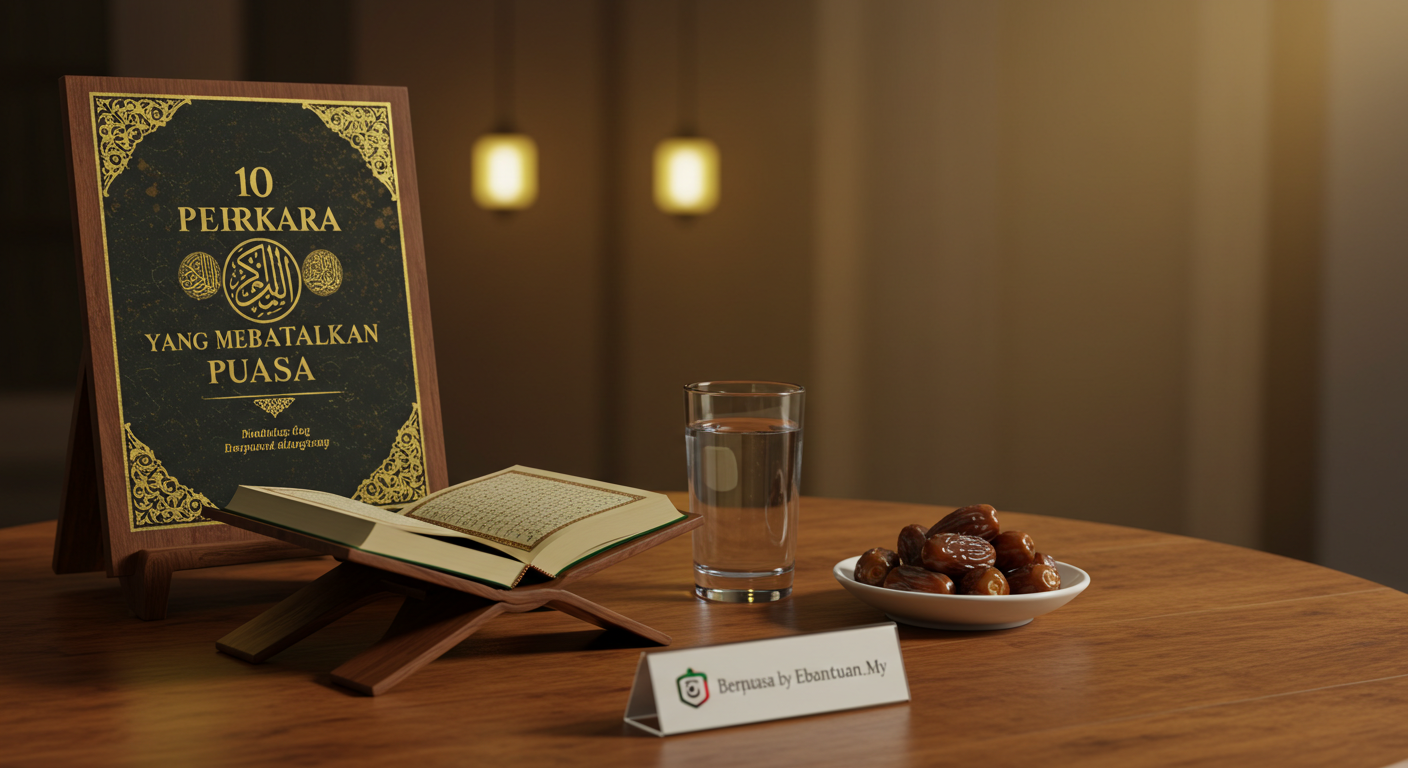 10 Perkara Yang Membatalkan Puasa