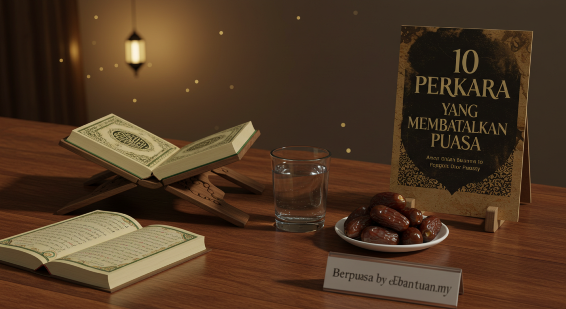 10 Perkara Yang Membatalkan Puasa