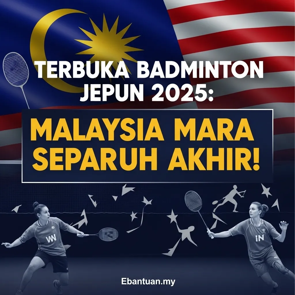 Terbuka Badminton Jepun 2025: Malaysia Mara Separuh Akhir