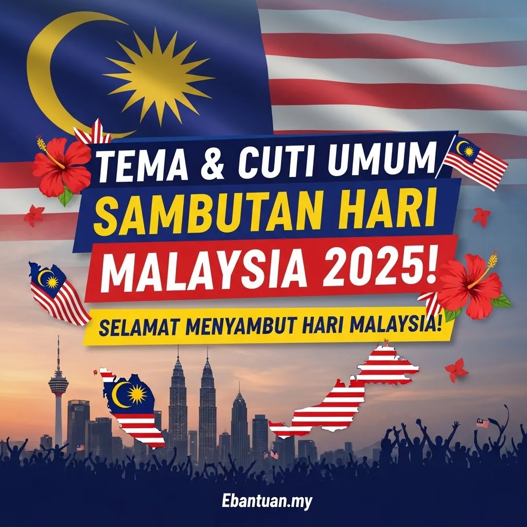 Tema & Cuti Umum Sambutan Hari Malaysia 2025