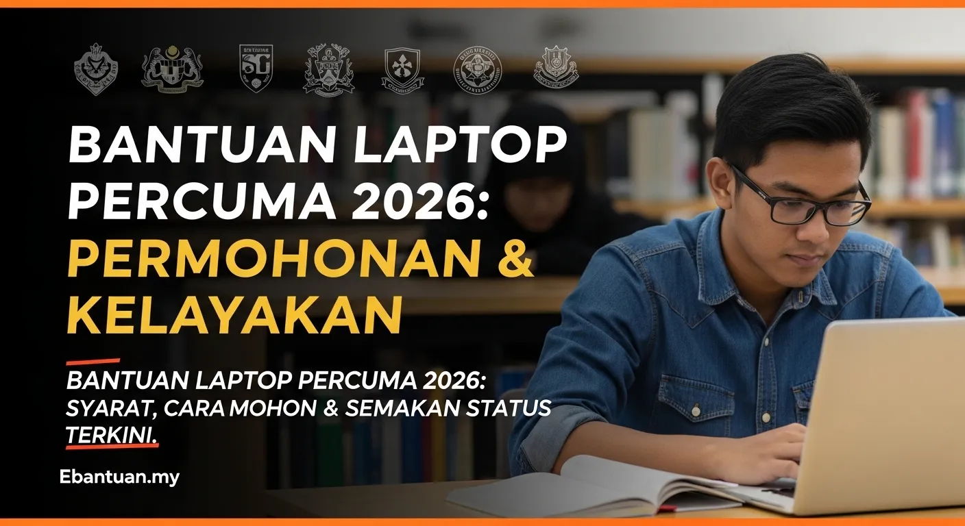 Bantuan Laptop Percuma 2026: Permohonan & Kelayakan