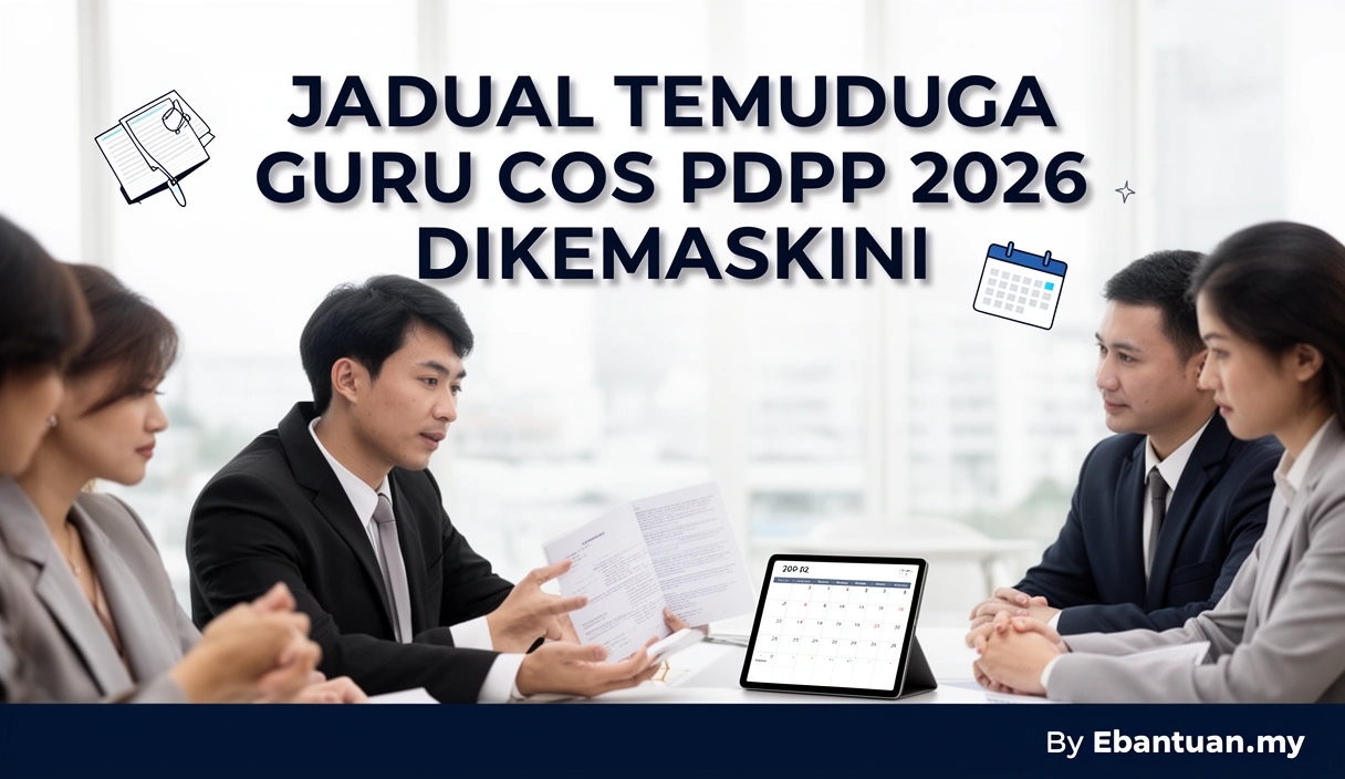 Jadual Temuduga Guru CoS PDPP 2026 Dikemaskini