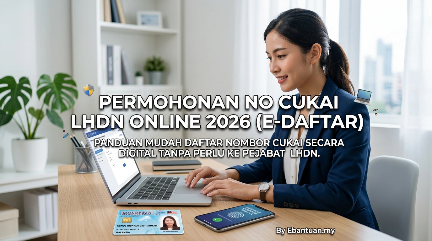 Permohonan No Cukai LHDN Online 2026 (e-Daftar)