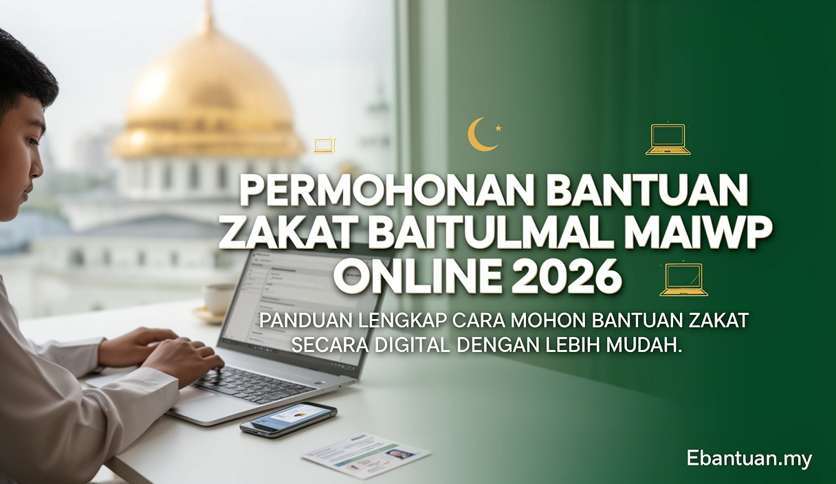 Permohonan Bantuan Zakat Baitulmal MAIWP Online 2026