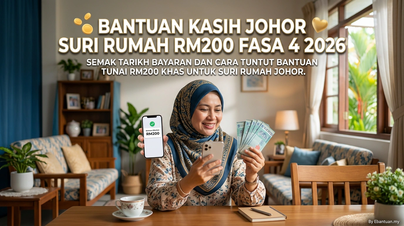 Bantuan Kasih Johor Suri Rumah RM200 Fasa 4 2026